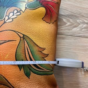 Anuschka | Bags | Nwt Anuschka Hand Painted Brown Leather Handbag ...